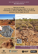 GEMIS: Summary of results. Joint NTGS-GA geochronology project: Cu-Au ...